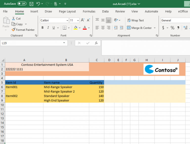 How to Easily Create an Excel File in Electronic Reporting (ER ...